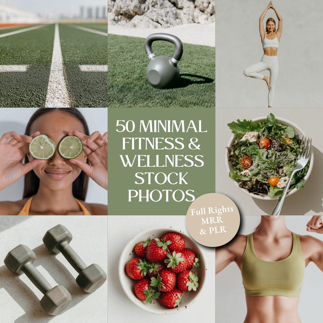 Minimal Fitness & Wellness Stock Photos Bundle | 50 Aesthetic Brand ...