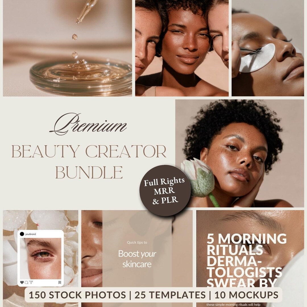 The Aesthetic Beauty Creator Kit | Stock Photos, Social Media Templates ...
