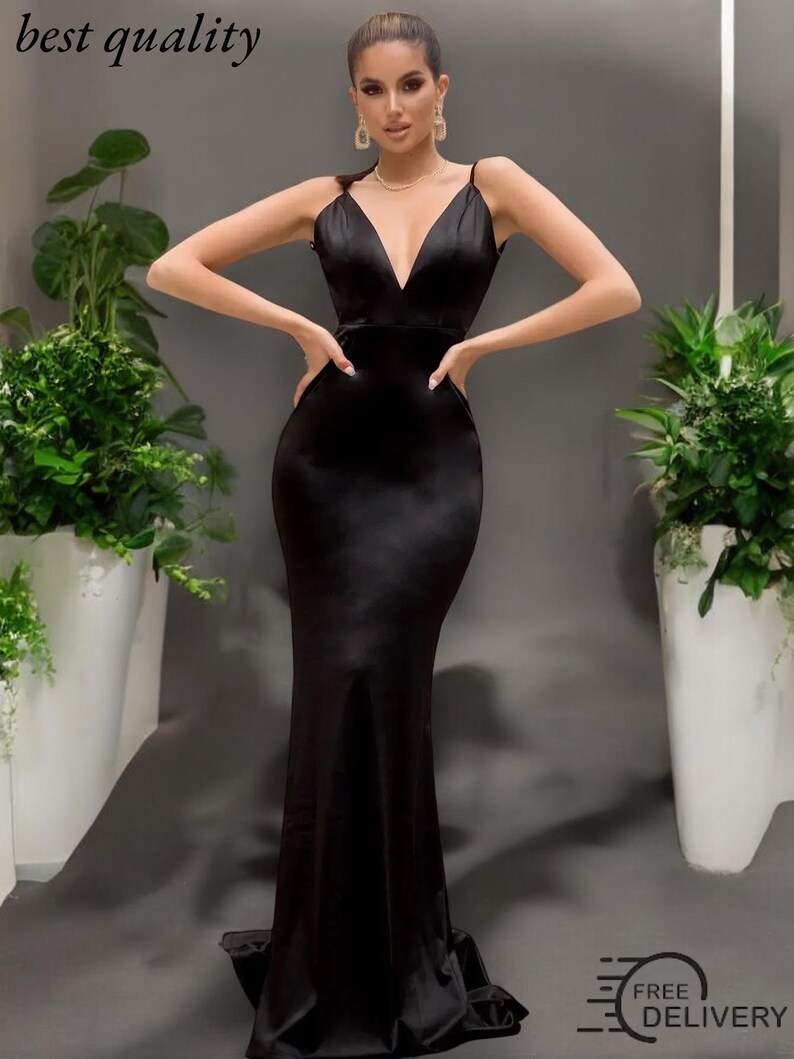 Elvira Hancock Scarface Costume Dress Teal Blue Rayon V-neck Prom Dress ...