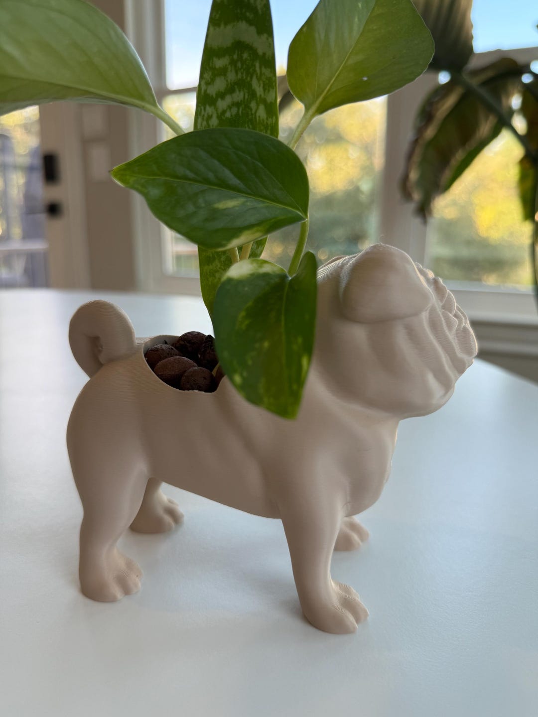 Pug Planter - Etsy