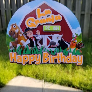 Cake Topper Granja De Zenon - Etsy