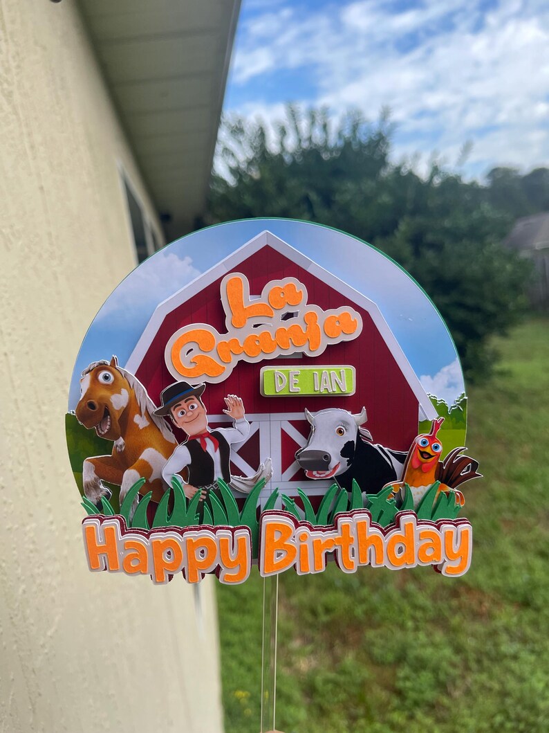Cake Topper Granja De Zenon - Etsy
