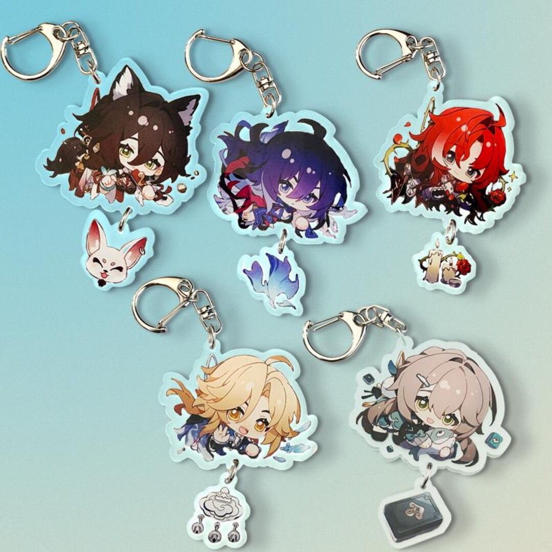 Hongkai: Star Track Acrylic Keychains, Personal Collections, Holiday ...