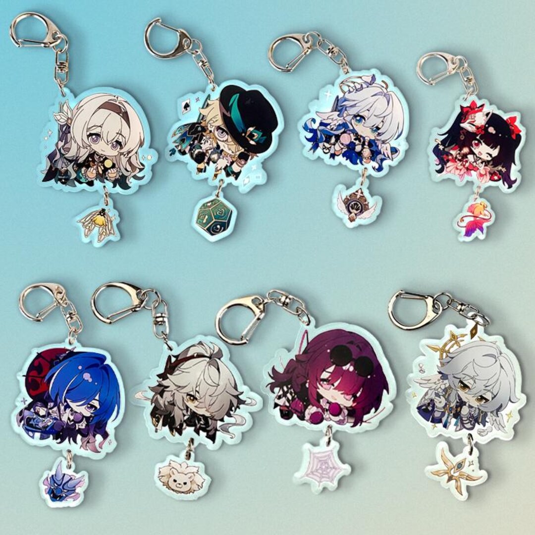 Hongkai: Star Track Acrylic Keychains, Personal Collections, Holiday ...