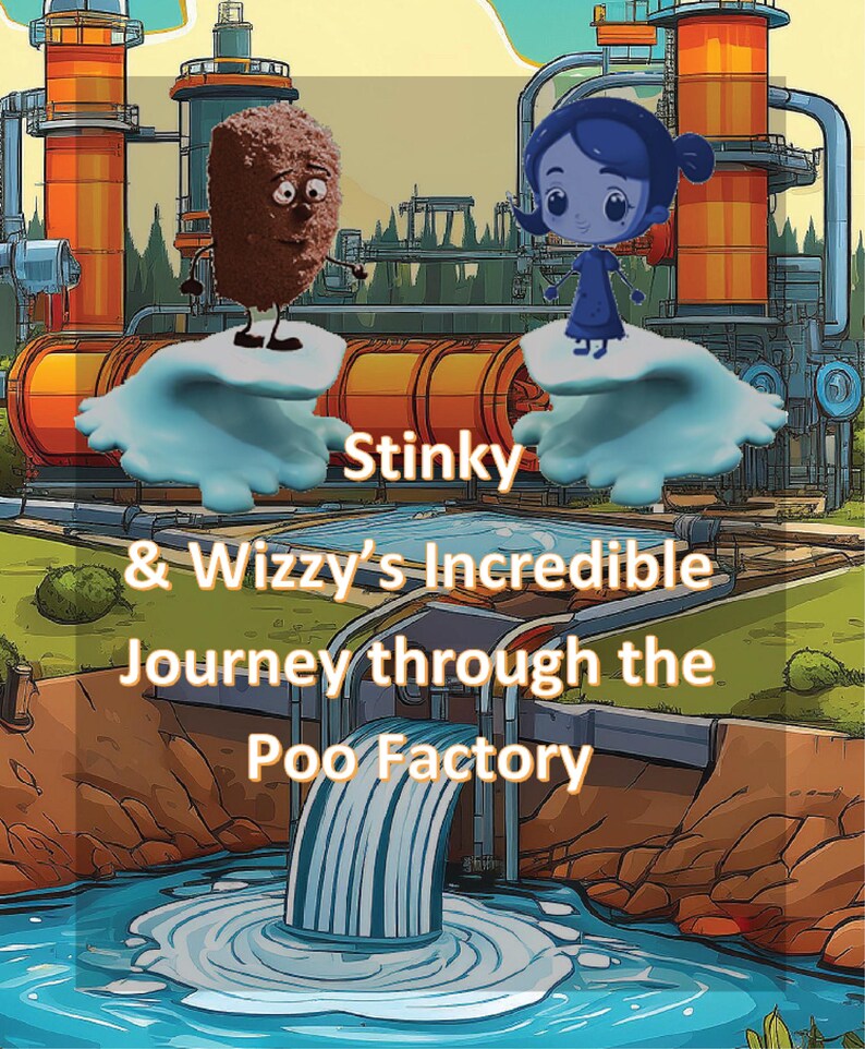 POSTER - Stinky & Wizzy's Incredible Journey Through the Poo Factory - Etsy