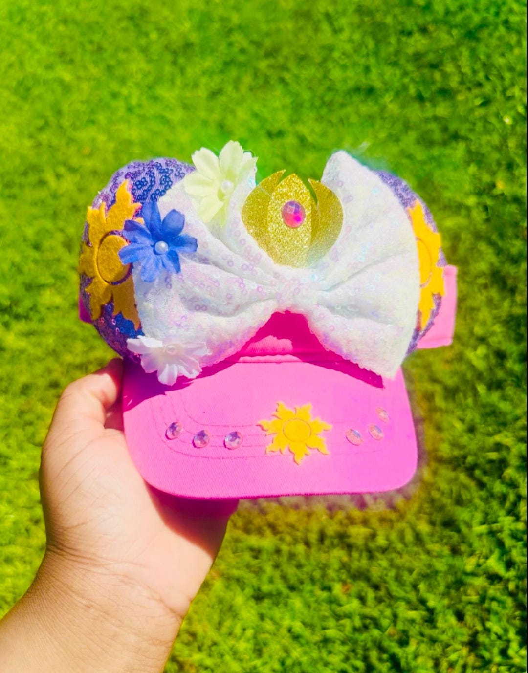 Tower Princess Mouse Visor, Princess Rapunzel Mouse Visor, Character ...