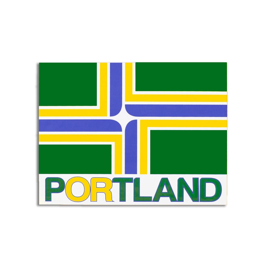 Flag of Portland Oregon | Sticker - Etsy
