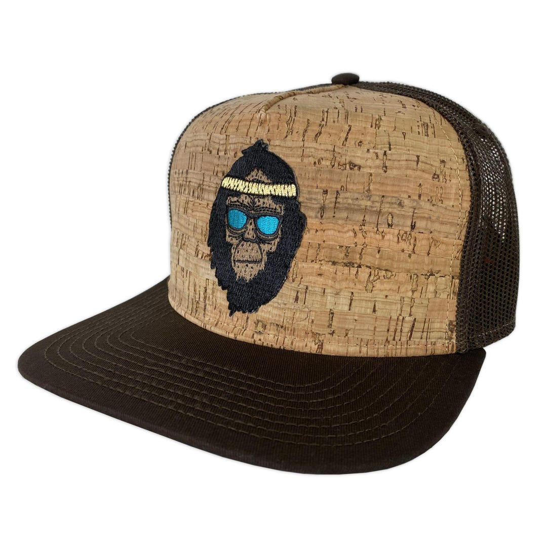 Retro Squatch Cork-front Snapback Hat - Etsy