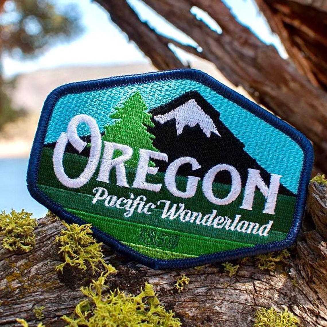 Oregon Pacific Wonderland Vintage | Iron-on Embroidered Patch - Etsy