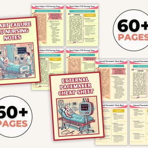 ICU Nursing Note Bundle, ICU Starter Bundle, Nursing Student Study ...