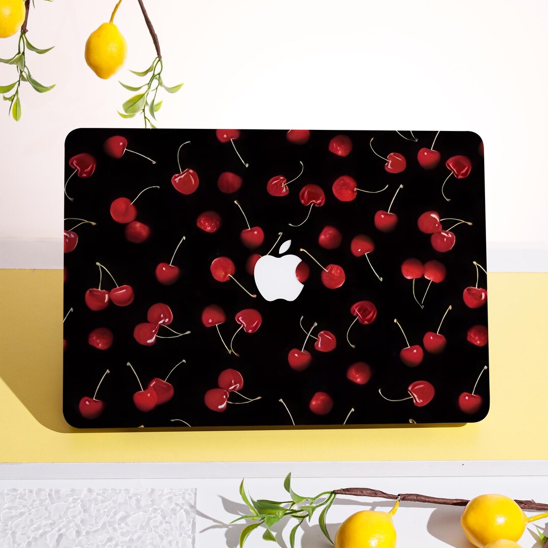 Red Cherry Delight Hard MacBook Case Protective Laptop Cover for Mac ...