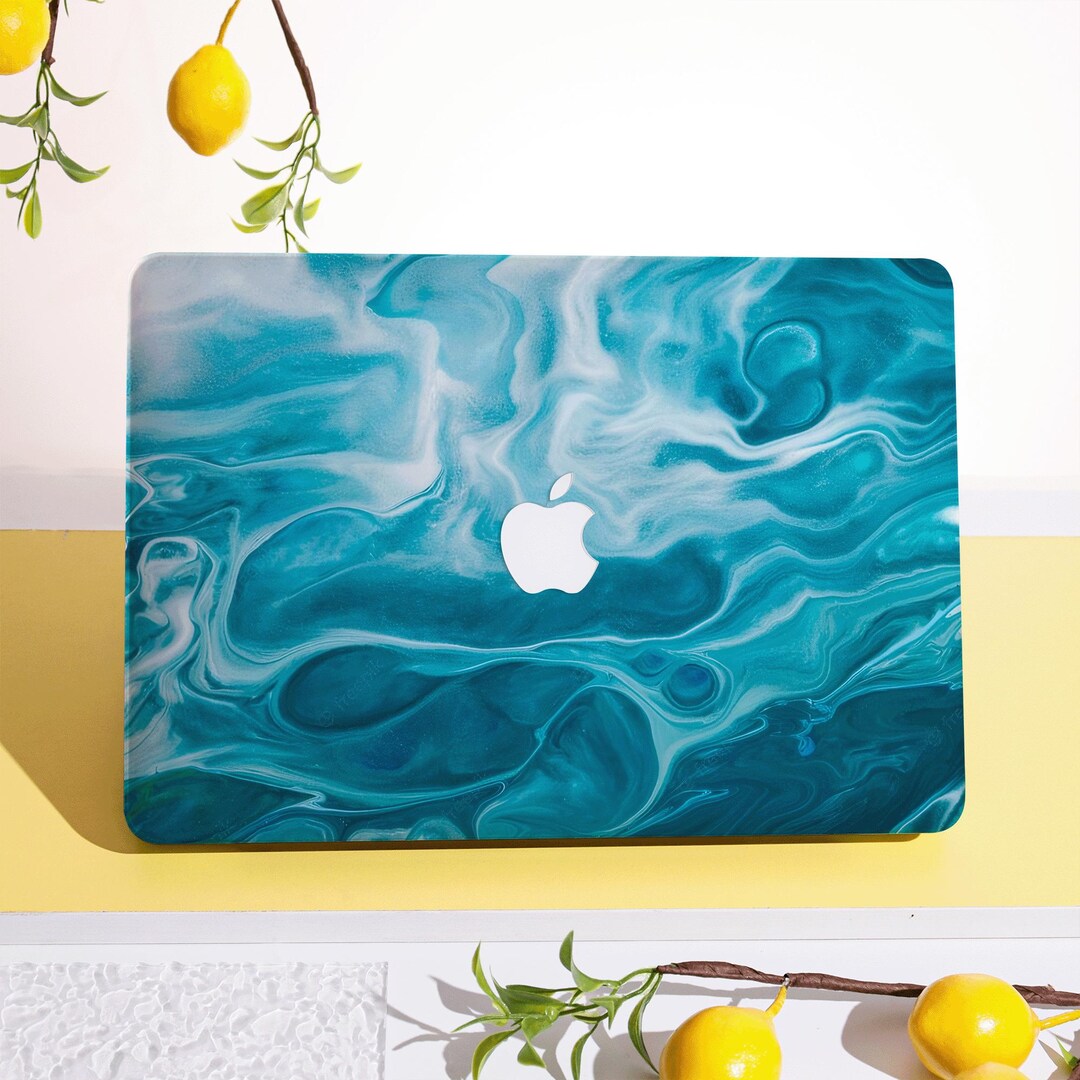 Blue Marble Swirl Hard MacBook Case Protective Laptop Cover for Mac Pro ...