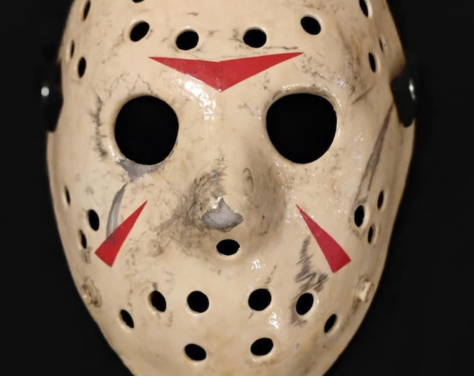 Friday the 13th Part 3 "barn Butcher" Replica Mask *patina Varnish Aged ...