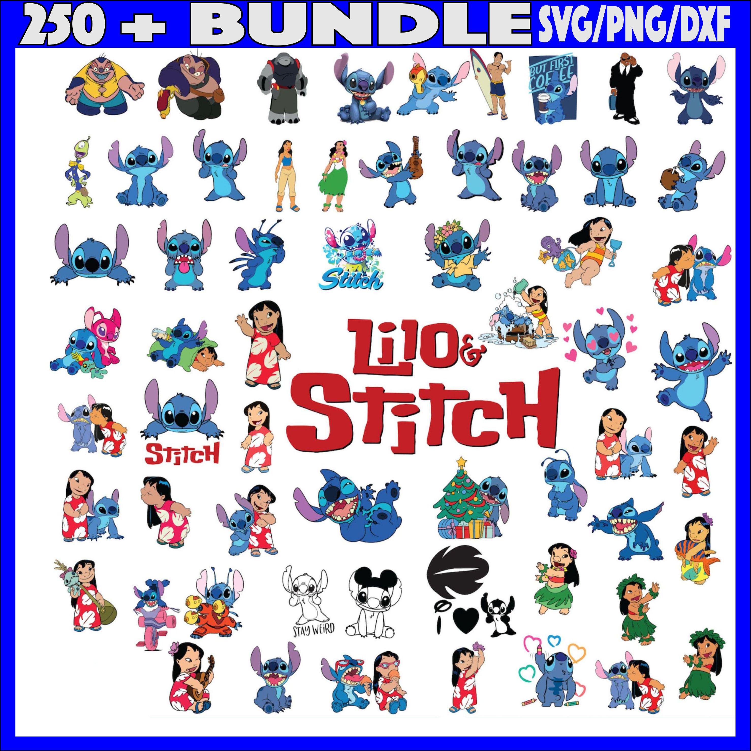 250+ Lilo and Stick Svg Bundle- PNG-SVG-DXF - Etsy