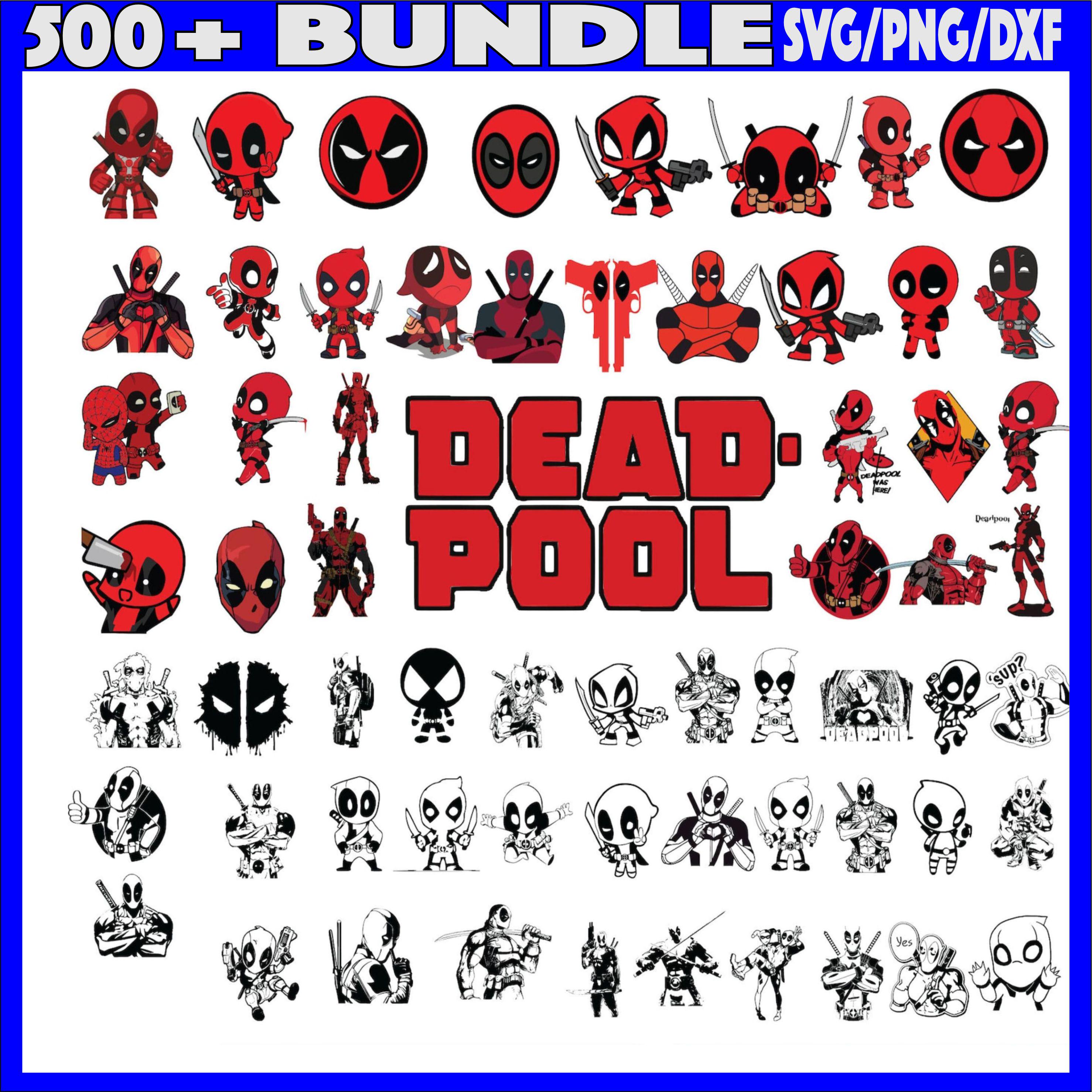 500+ Deadpool Svg Bundle-png-svg-dxf - Etsy