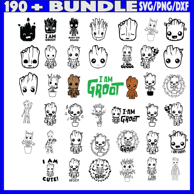 Groot Svg - Etsy