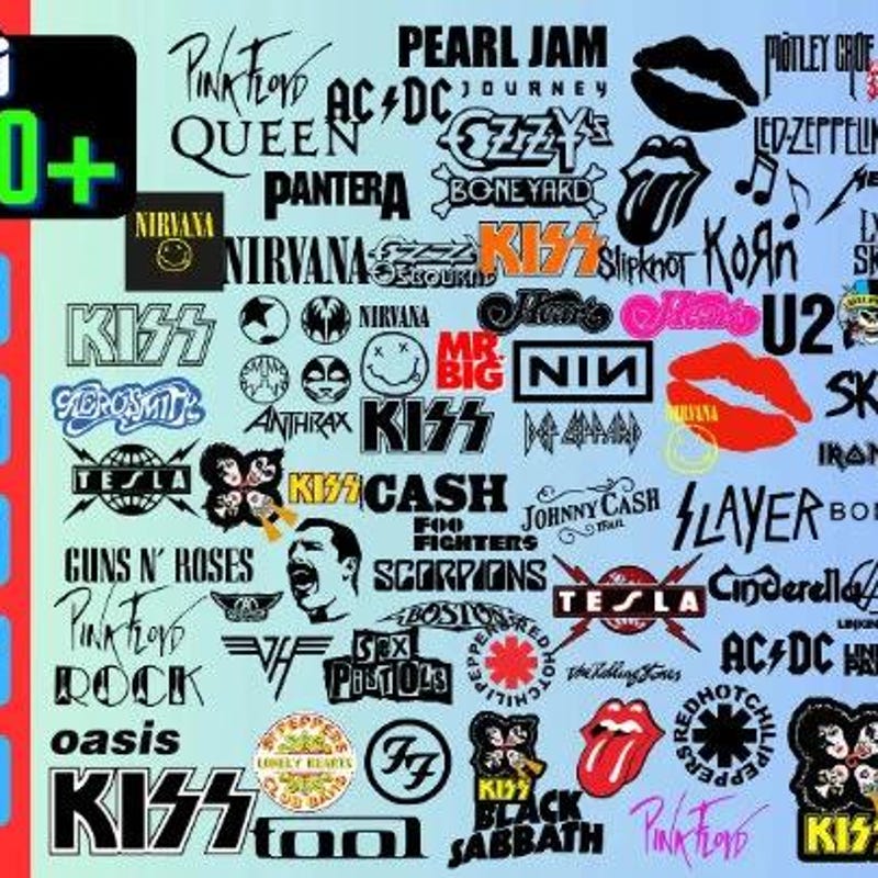 Rock Stickers Bundle - Etsy