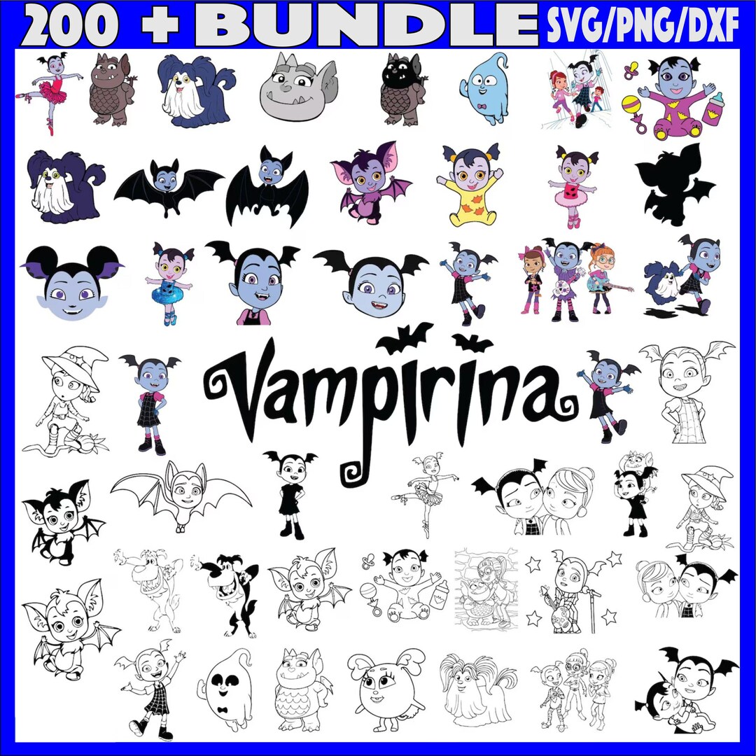 200+ Vampirina Svg Bundle- PNG-SVG-DXF - Etsy