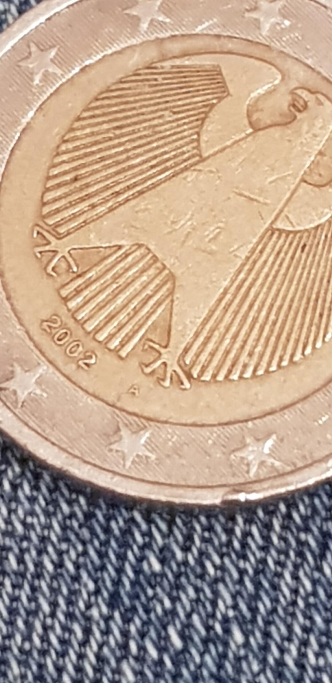 Rare German Eagle A 2002 2 Euro Coin - Etsy