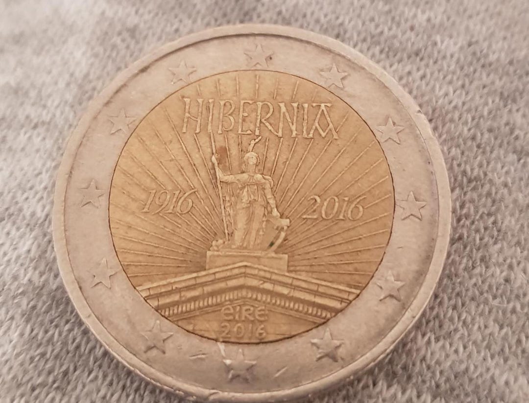 Irish Commemorative 1916-2016 Easter Rising Hibernia Coin - Etsy