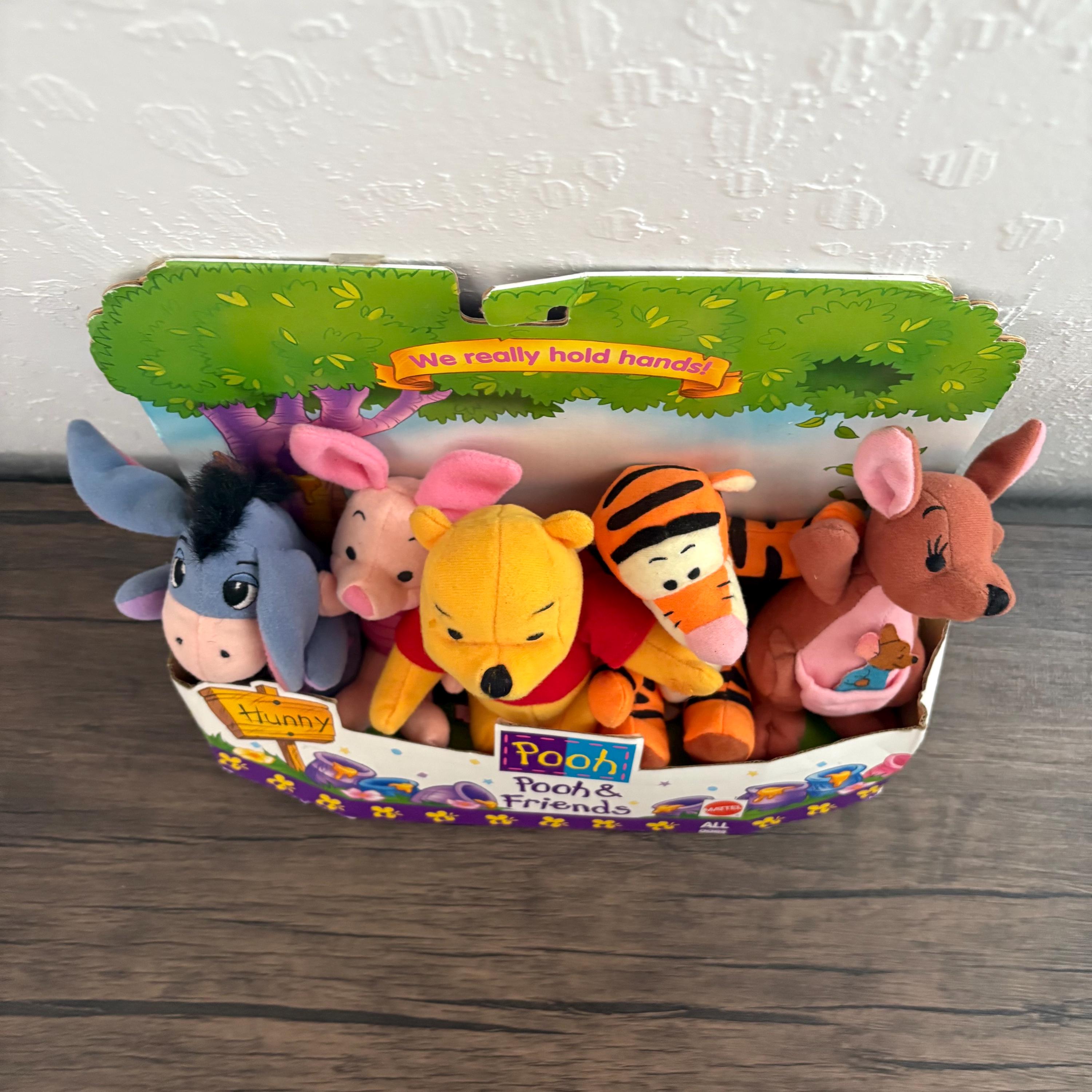 1997 Rare, Vintage Collectible Pooh & Friends Plush 6" Stuffed Animals ...