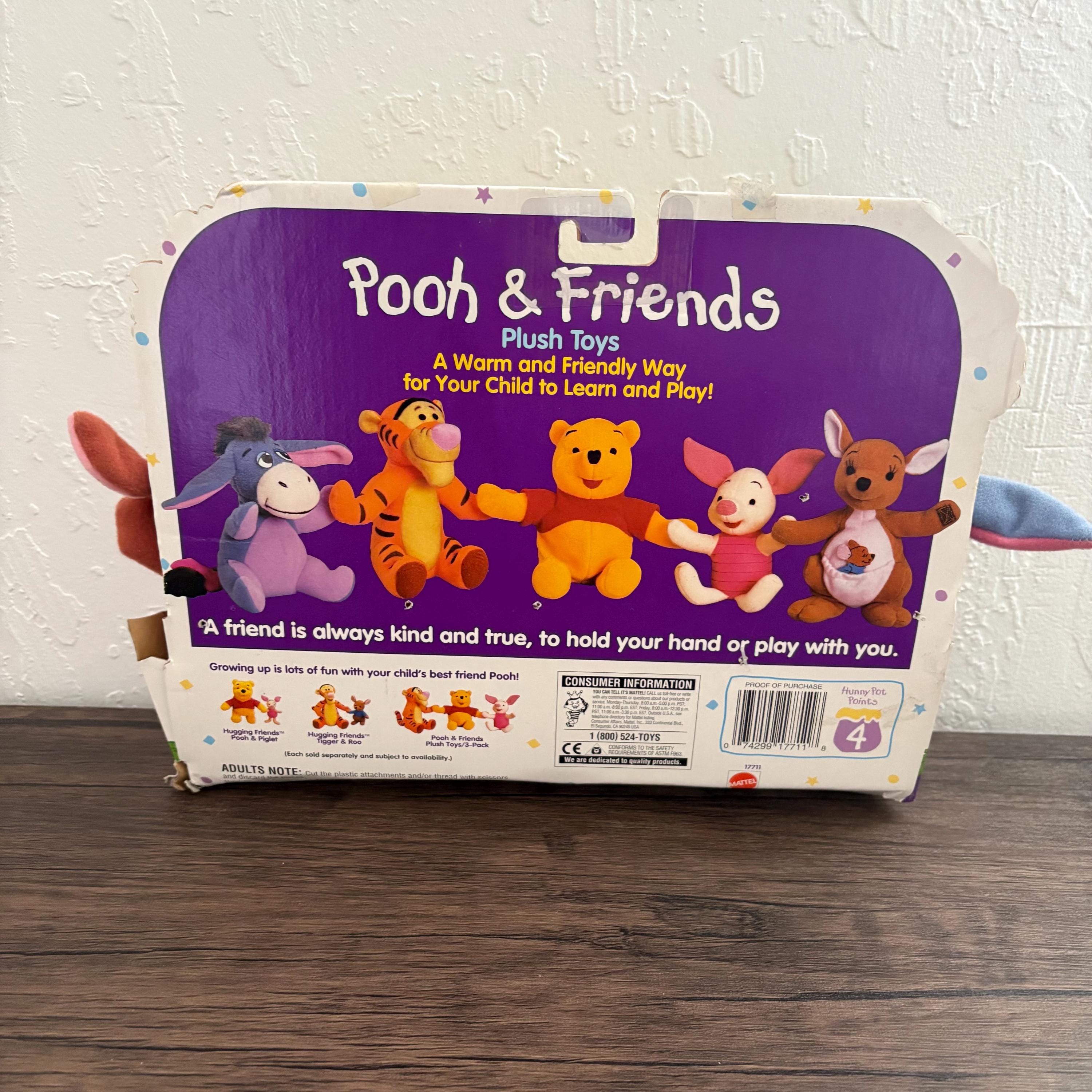 1997 Rare, Vintage Collectible Pooh & Friends Plush 6" Stuffed Animals ...