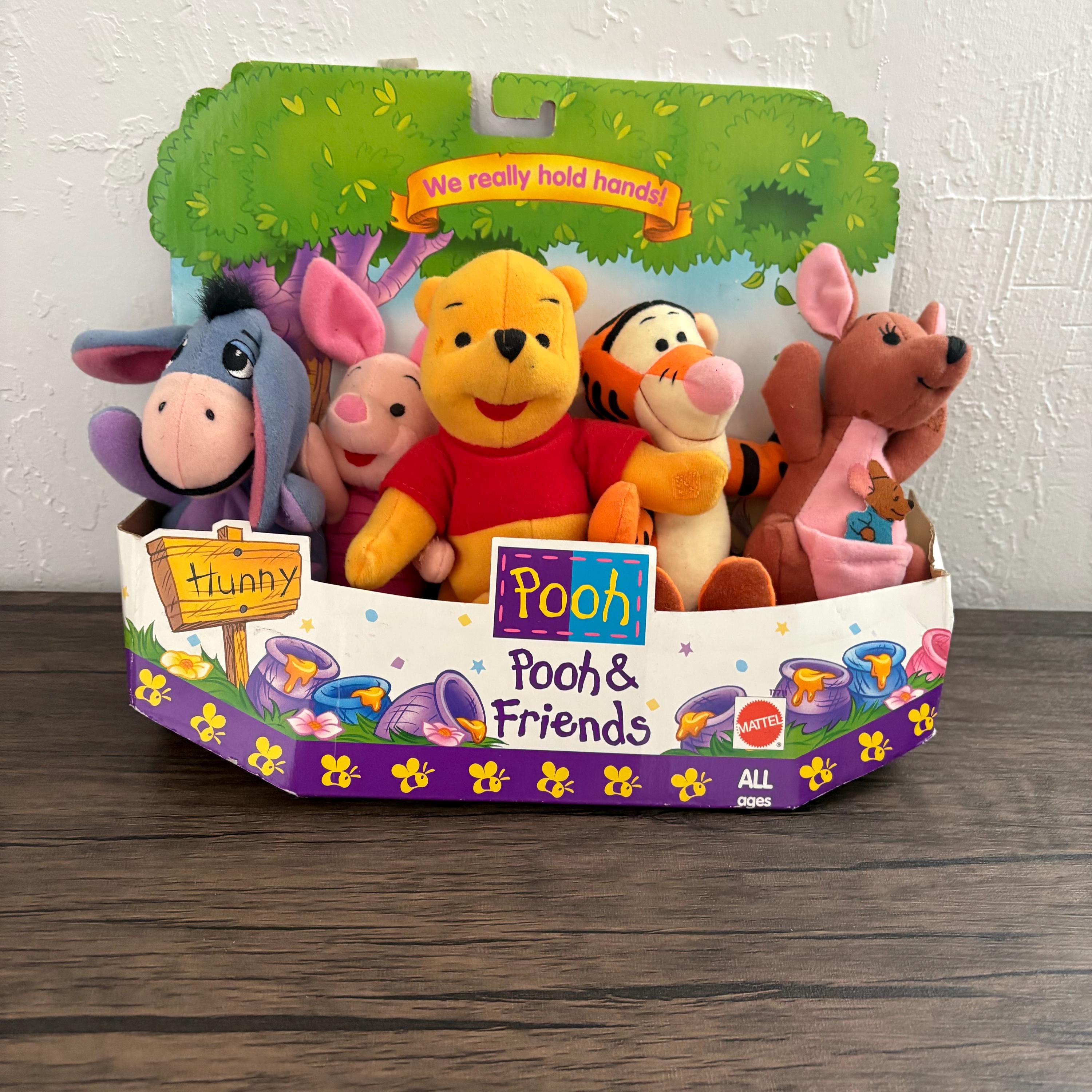 1997 Rare, Vintage Collectible Pooh & Friends Plush 6" Stuffed Animals ...