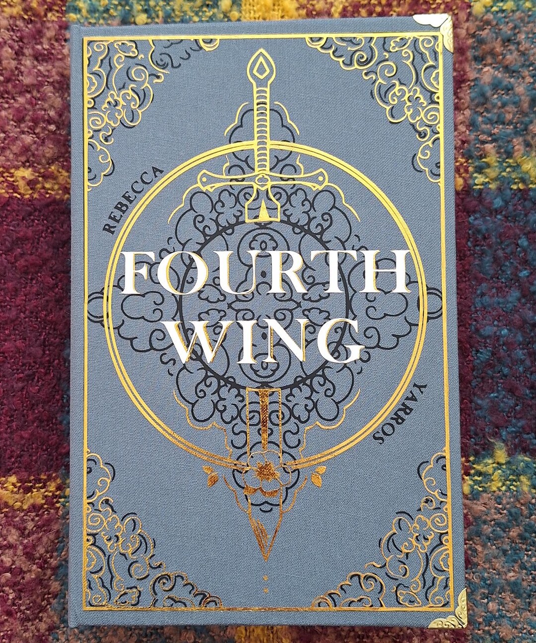 Fourth Wing Rebind Rebecca Yarros Special Edition Handmade Foil Cover ...