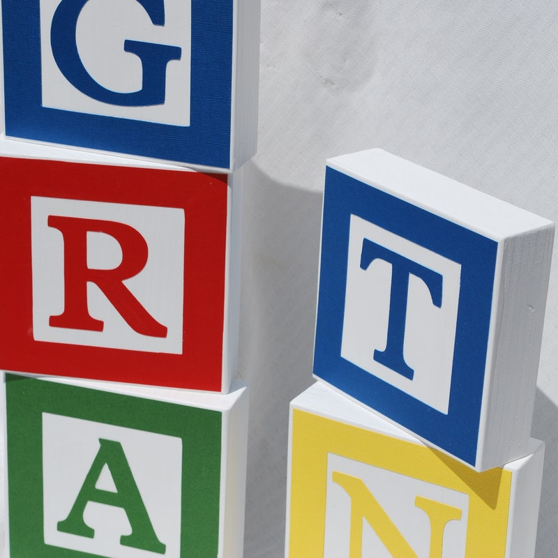 Letter Blocks - Etsy