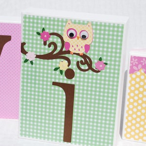 Chloe Personalized Blocks. Happi Tree . Pink Green Yellow Baby Girls ...