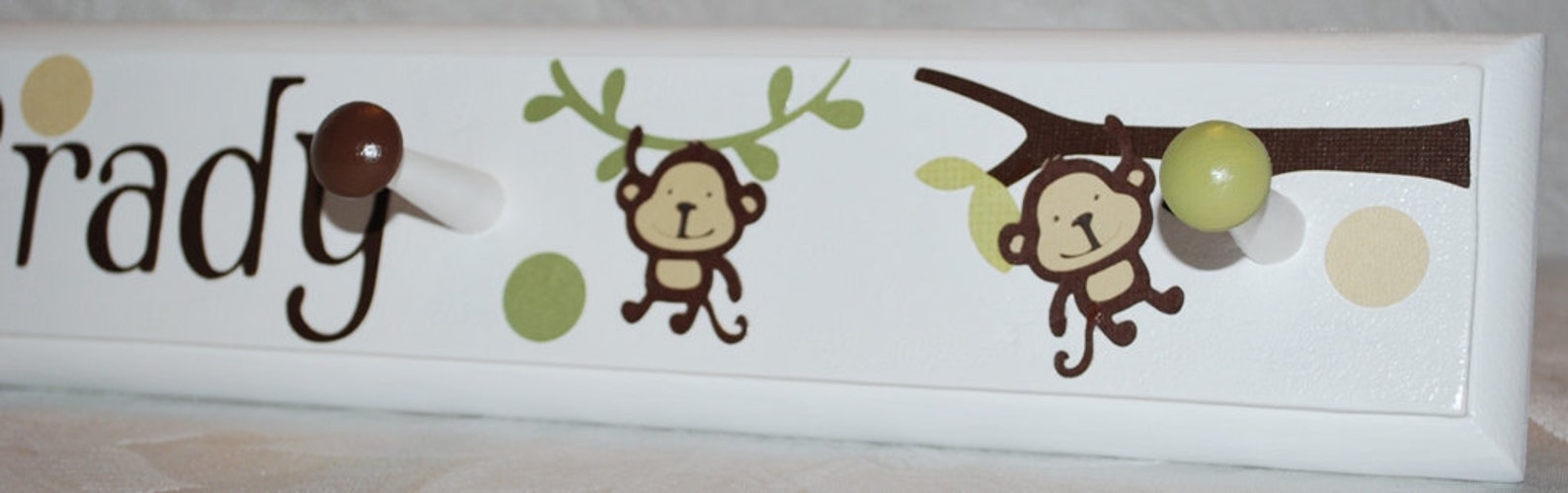 Cute Monkeys Room Decor . Monkey Baby Nursery . Mod Pod Pop Monkey ...