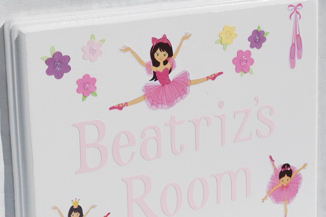 Personalized Ballerina Room Sign: Ballet Wall Art - Etsy
