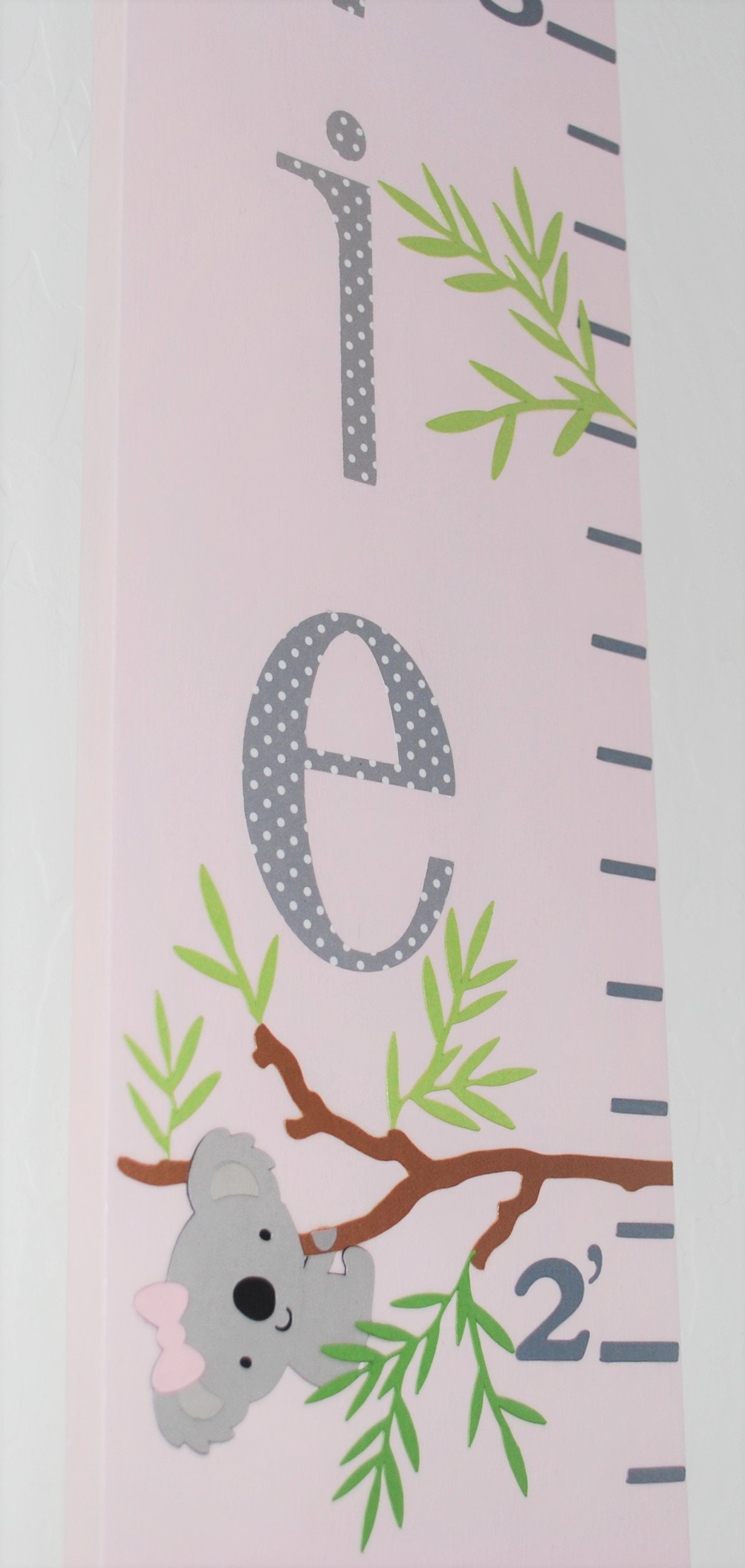 Cute Koala Bear Wall Art for Girls Nursery or Girls Room . | Etsy