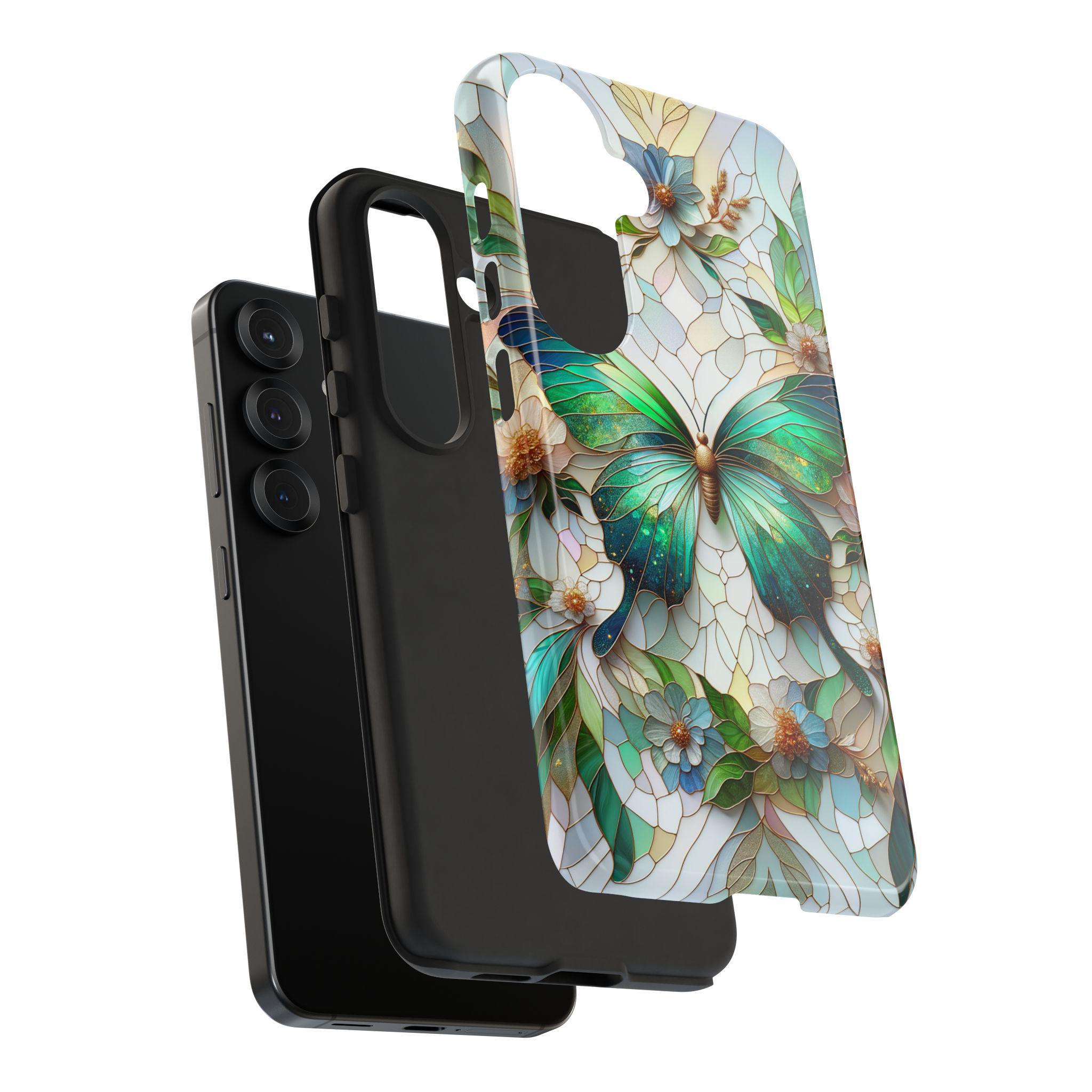 Samsung Luna Moth Stained Glass Phone Case Protective Cover for Samsung ...
