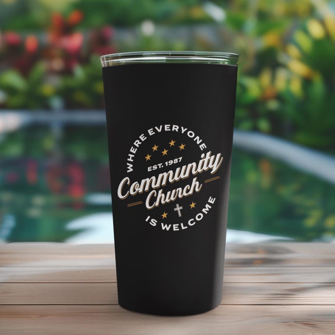 Personalized Church Logo Tumblers, Worship/ministry Team Gifts Bulk ...