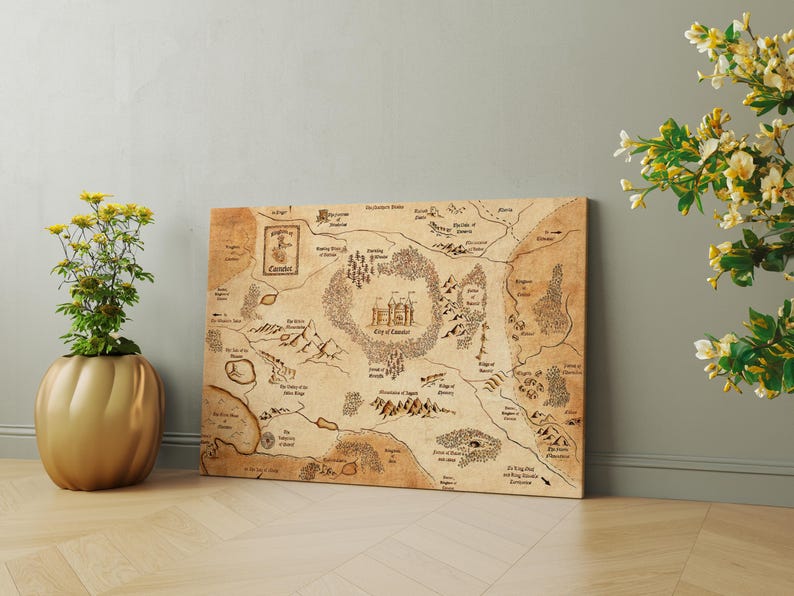 Kingdom of Camelot Map Merlin on BBC Map King Arthur Map of Camelot ...