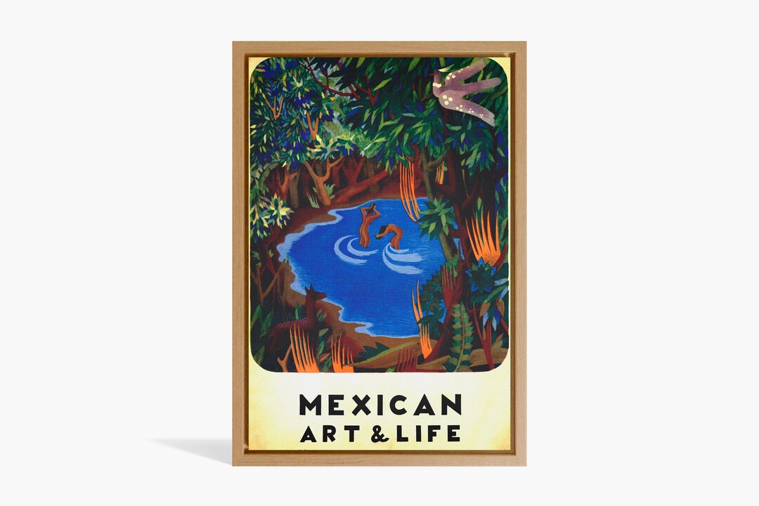 Mexican Travel Art,vintage Mexican Art Poster,vintage Magazine Cover ...