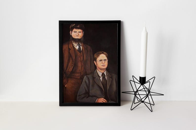 Dwight Schrute Mose Schrute Portrait, the Office Poster Print, the ...