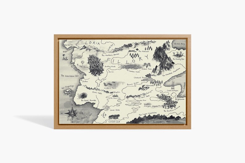 The Magicians Map,map of Fillory, Quentin Coldwater Map Scroll by Land ...