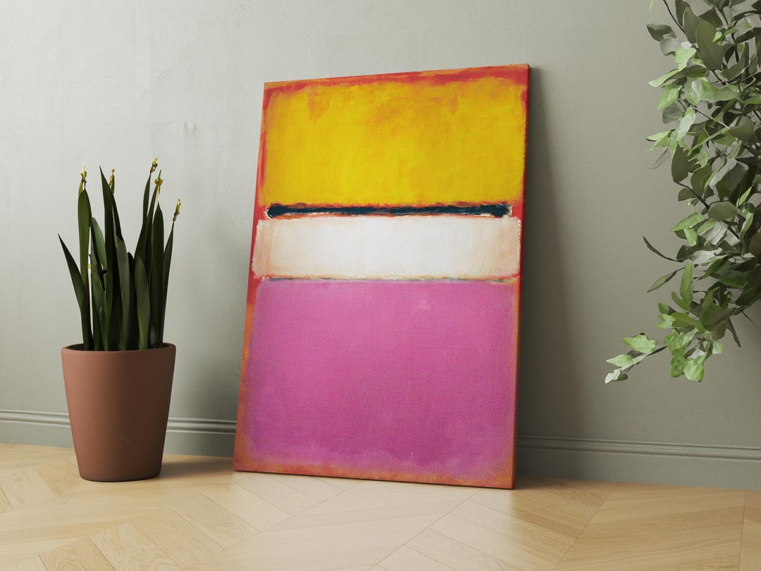 Rothko Wall Art,mark Rothko White Center Canvas/reproduction, Rothko ...