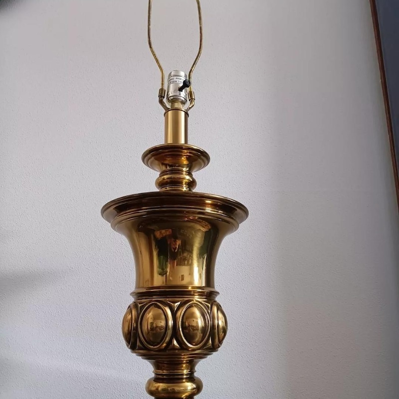 Antique Brass Table Lamp - Etsy
