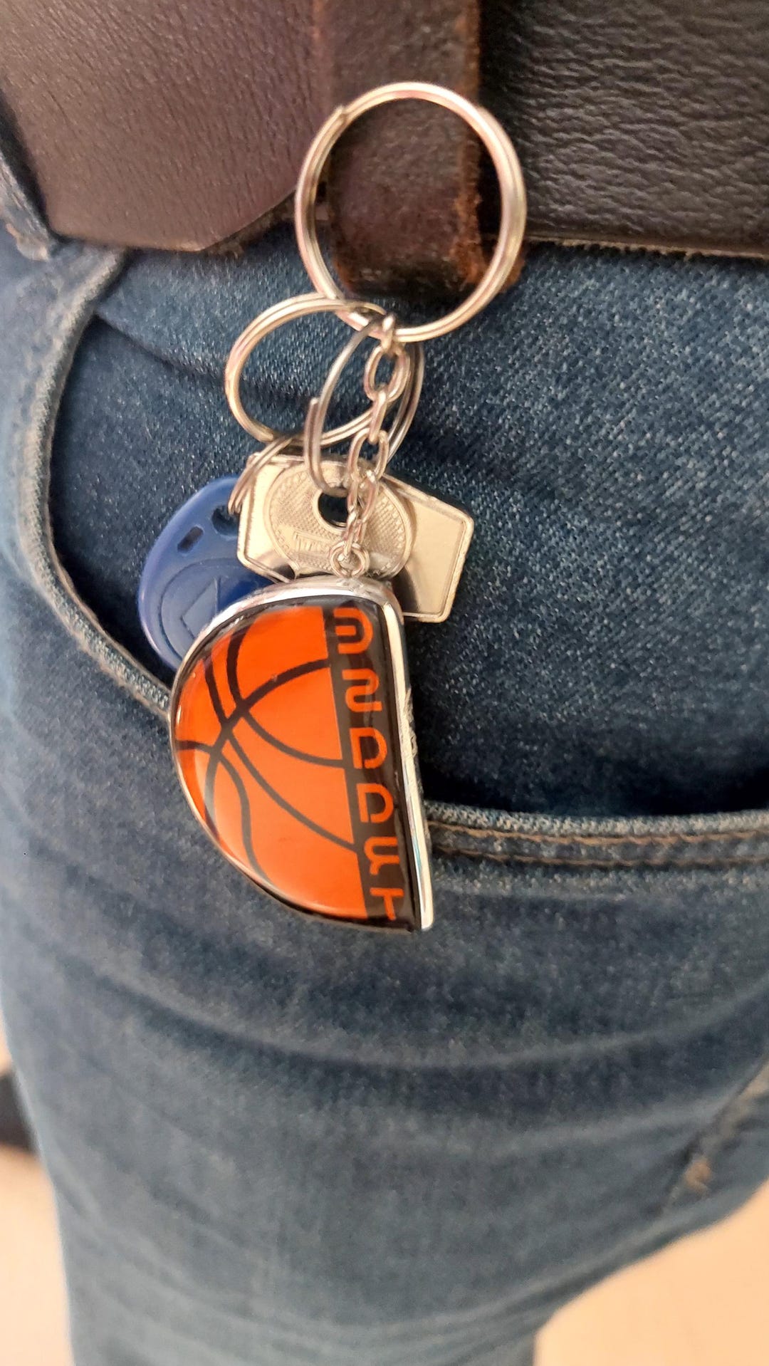 3D Basketball Personalized Keychain, Sports Fan Gift - Etsy