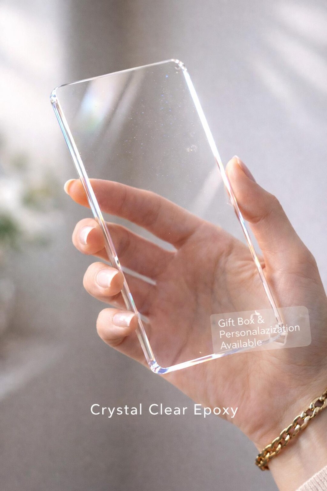 Crystal Clear Epoxy Telefon | Transparent Fake Telefon | Bildschirm ...