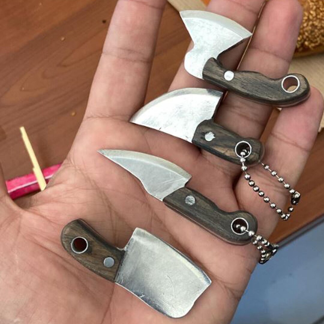 Miniature Knife Mini Cooking, Working Aluminum Chopper Axe Knife, Not ...