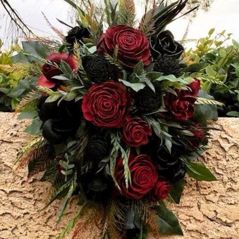 Gothic Wedding Bouquet - Etsy