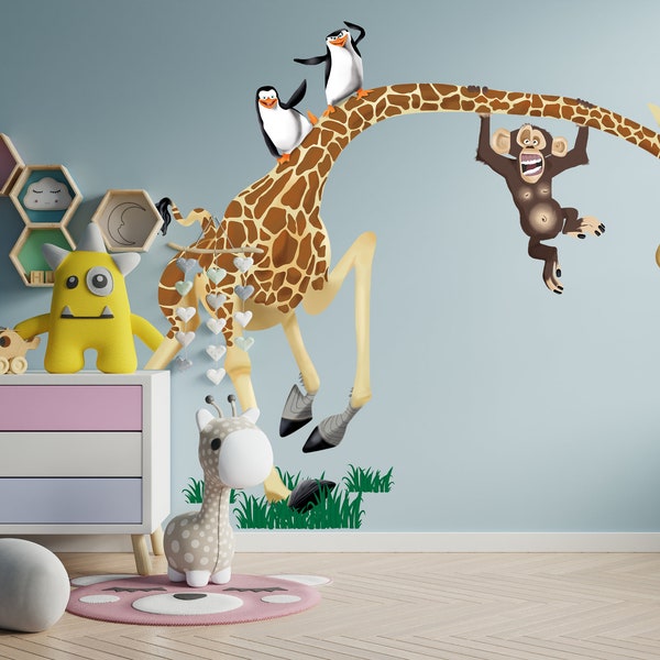 The Lion King Wall Sticker for Kids Room Simba Wall Decals Nursery ...