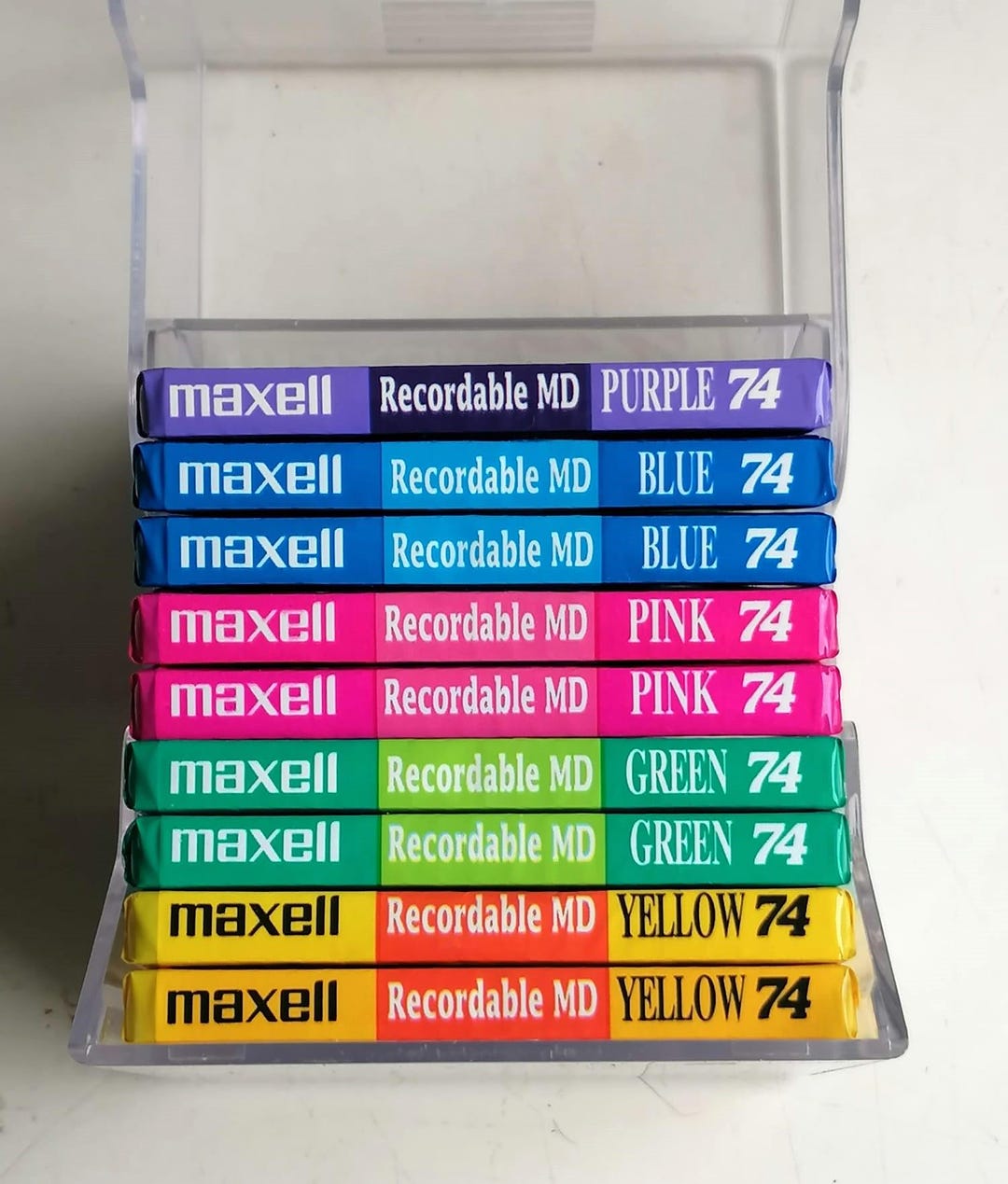 9 MAXELL Mini-disc 74 Minutes Digital Recordable MD 74 - Etsy