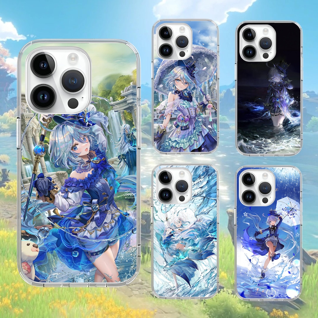 Furina Genshin Impact Phone Case for iPhone 16 15 14 13 12 11 / Case ...
