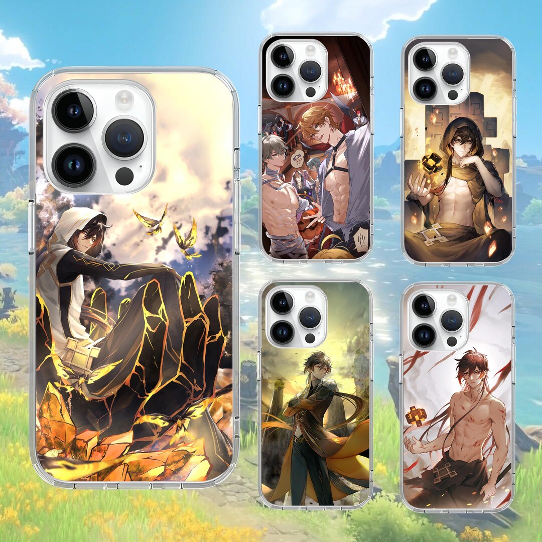 Zhongli Genshin Impact Phone Case for iPhone 16 15 14 13 12 11 / Case ...