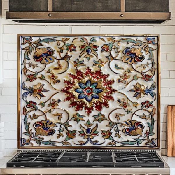 Turkish Tile Mural - Etsy